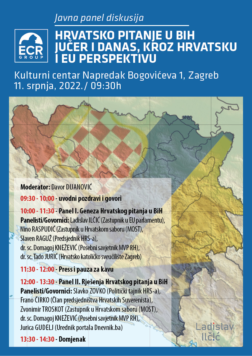 KONFERENCIJA U ZAGREBU – HRVATSKO PITANJE U BIH JUČER I DANAS, KROZ ...